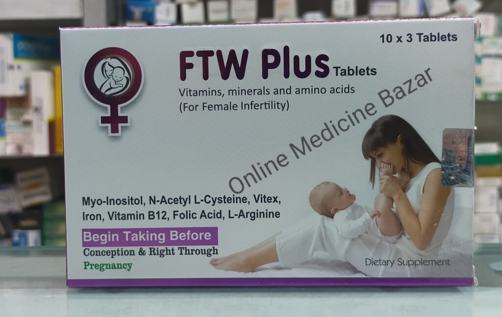 FTW Plus Tablet-30's Pack - Online Pharmacy BD